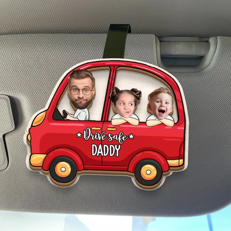Photo Clip For Car Personalized Photo Car Visor Clip - Drive Safe I ...
