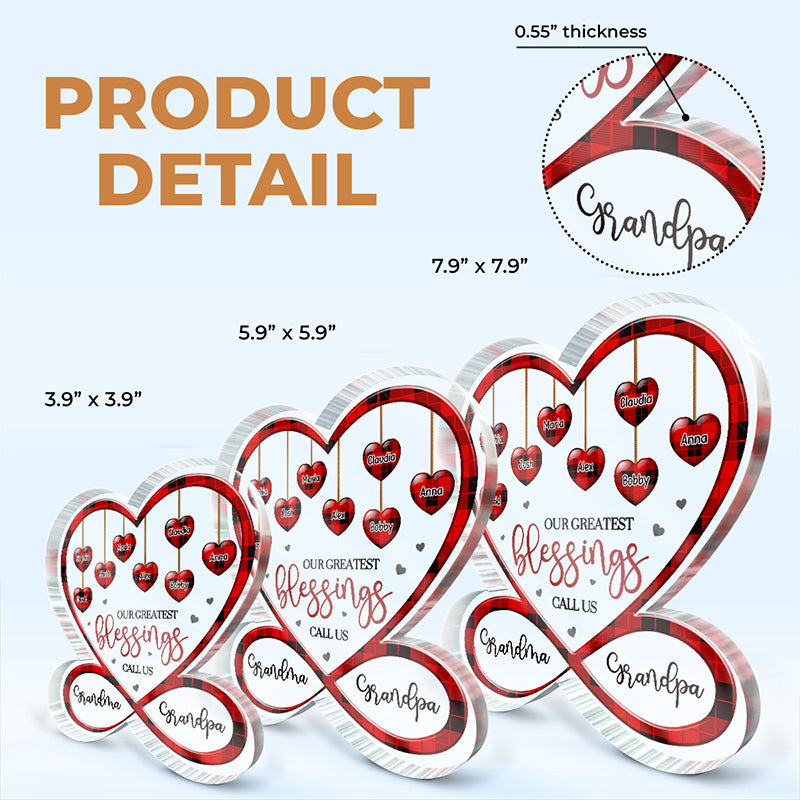 Love Being Called Grandma Grandpa - Family Personalized Custom Infinit ...